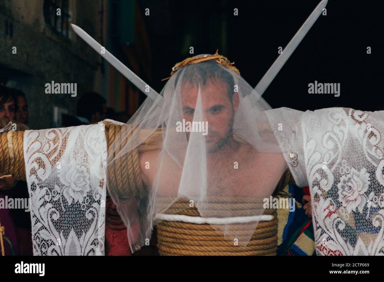 religious ritual los empalaos - the empaled - takes place in Valverde ...