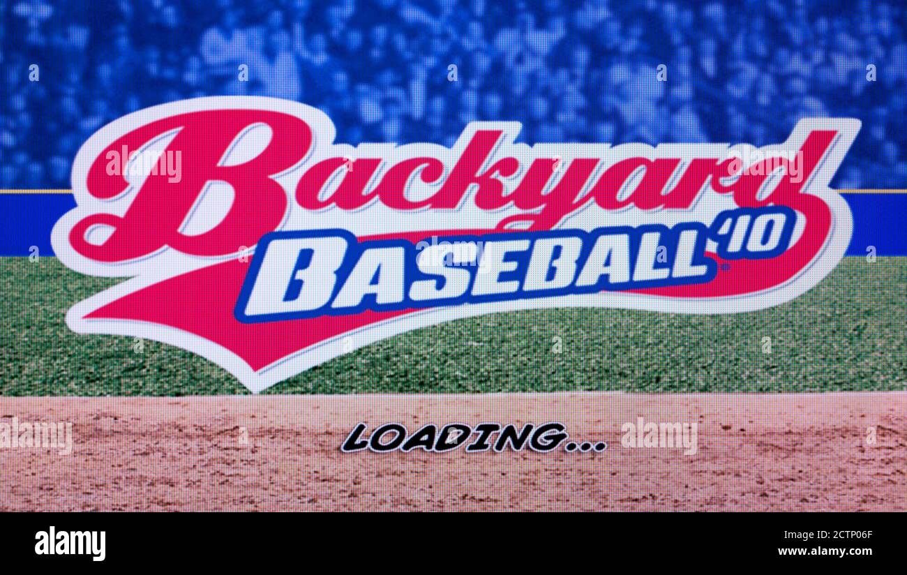 Backyard Baseball '10 - Sony Playstation 2 PS2 - Editorial use only ...