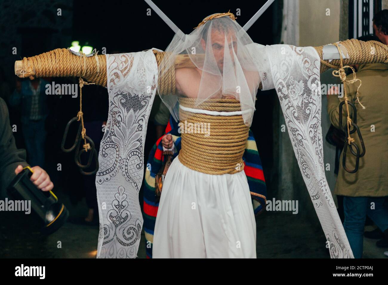 religious ritual los empalaos - the empaled - takes place in Valverde ...