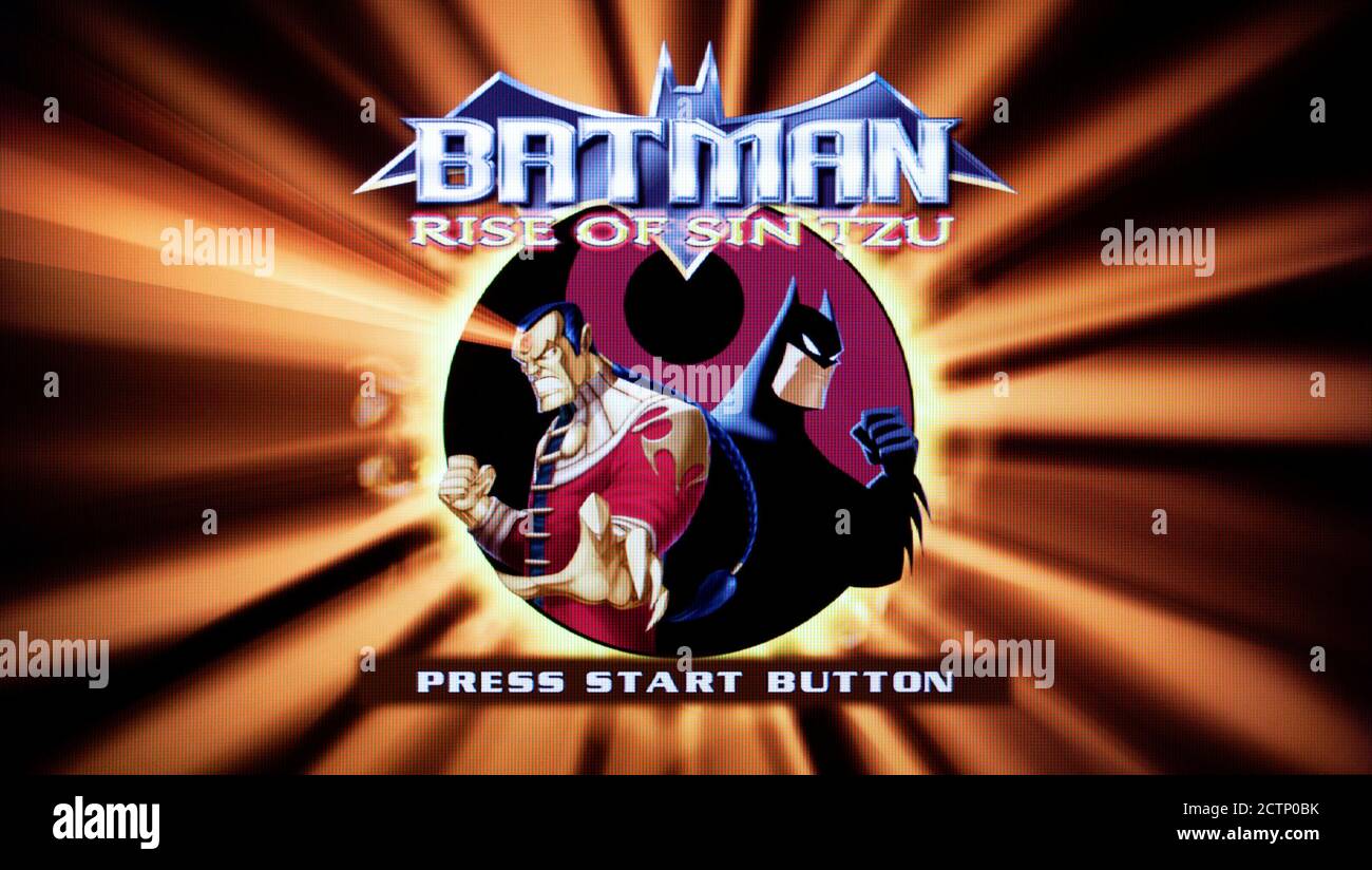 Batman Rise of Sin Tzu - Sony Playstation 2 PS2 - Editorial use only ...