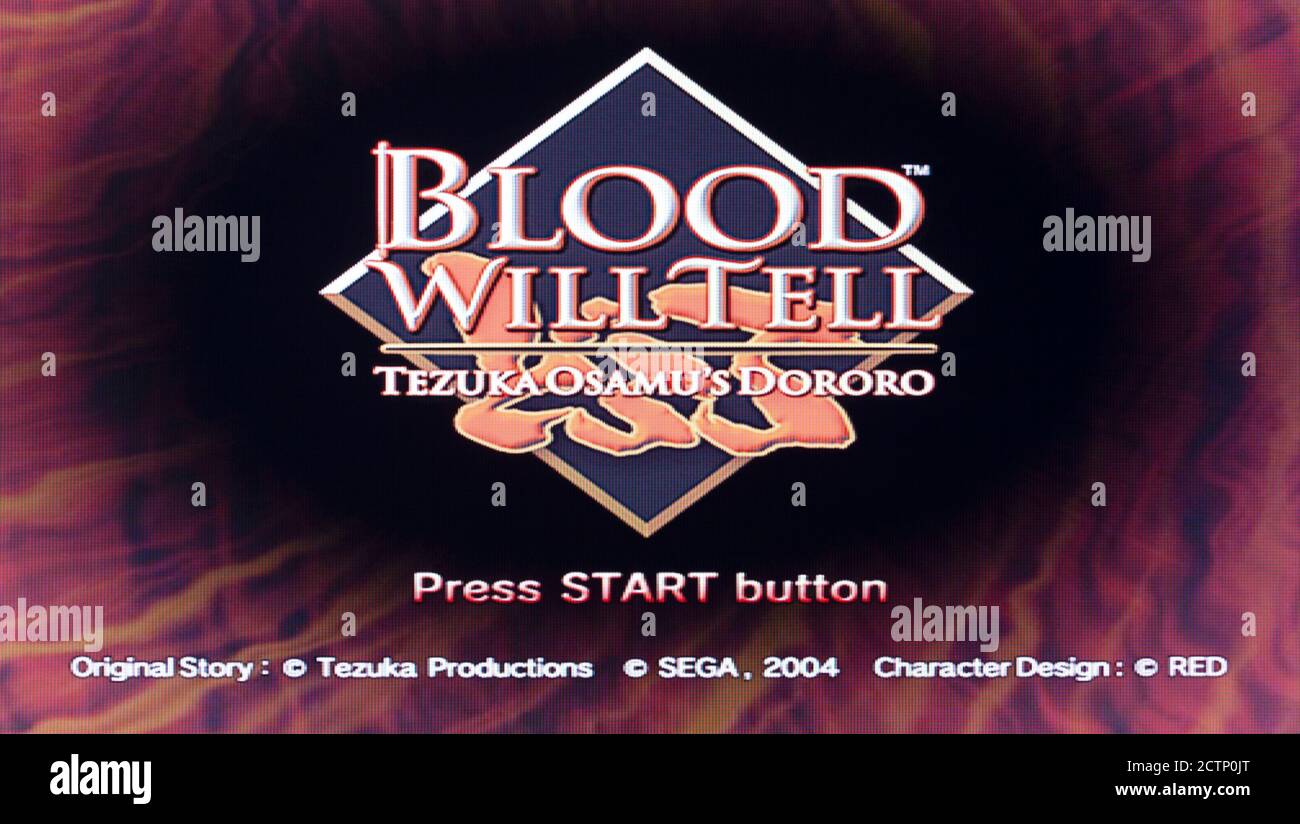 Blood Will Tell - Sony Playstation 2 PS2 - Editorial use only Stock ...