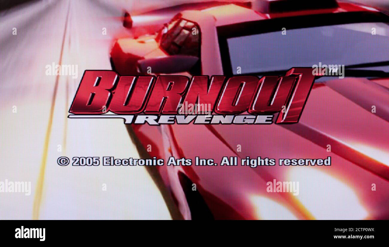 Burnout Revenge - Sony Playstation 2 PS2 - Editorial use only Stock ...