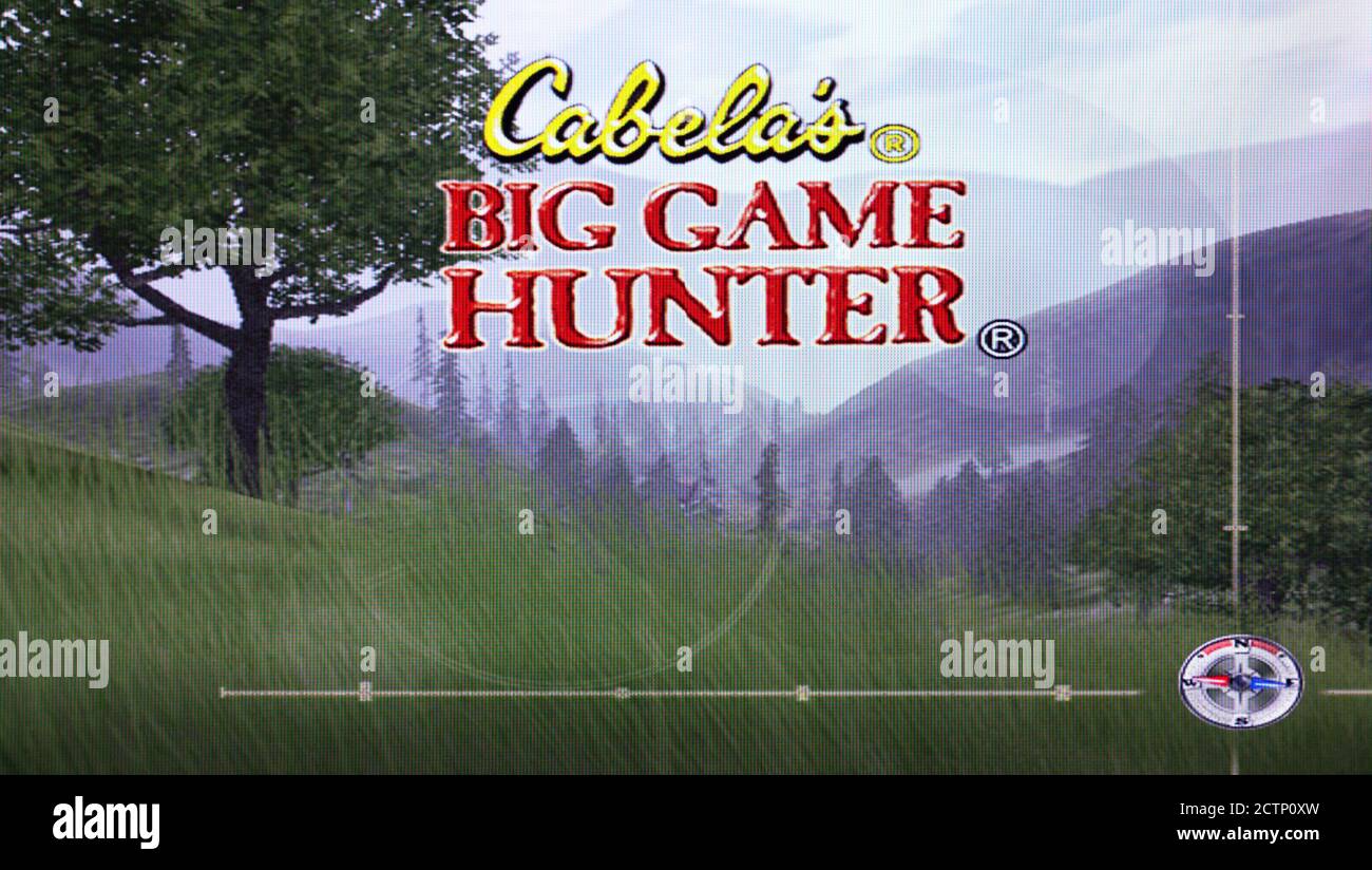 Cabela's Big Game Hunter - Sony Playstation 2 PS2 - Editorial use only ...