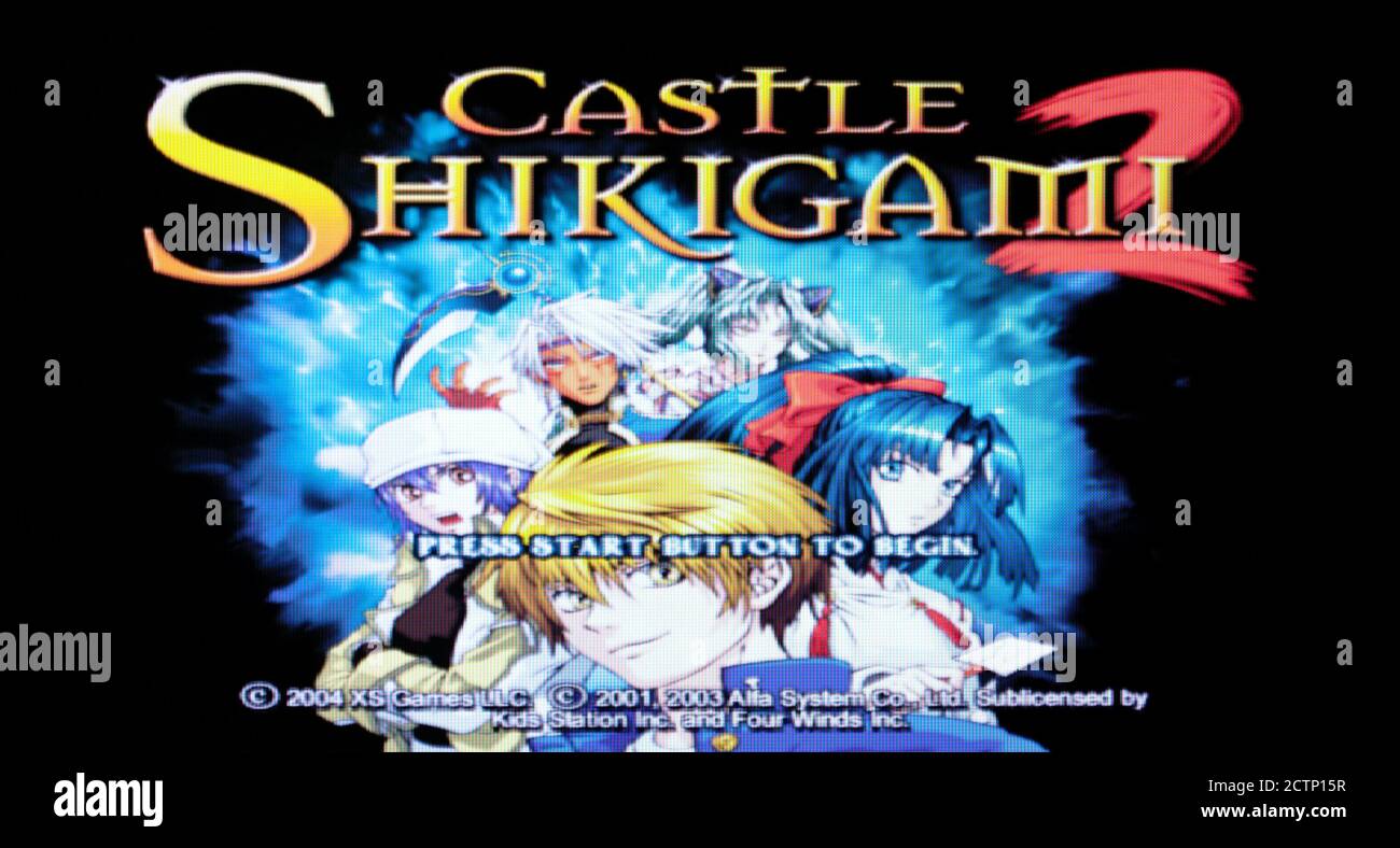 Castle Shikigami 2 - Sony Playstation 2 PS2 - Editorial use only Stock ...
