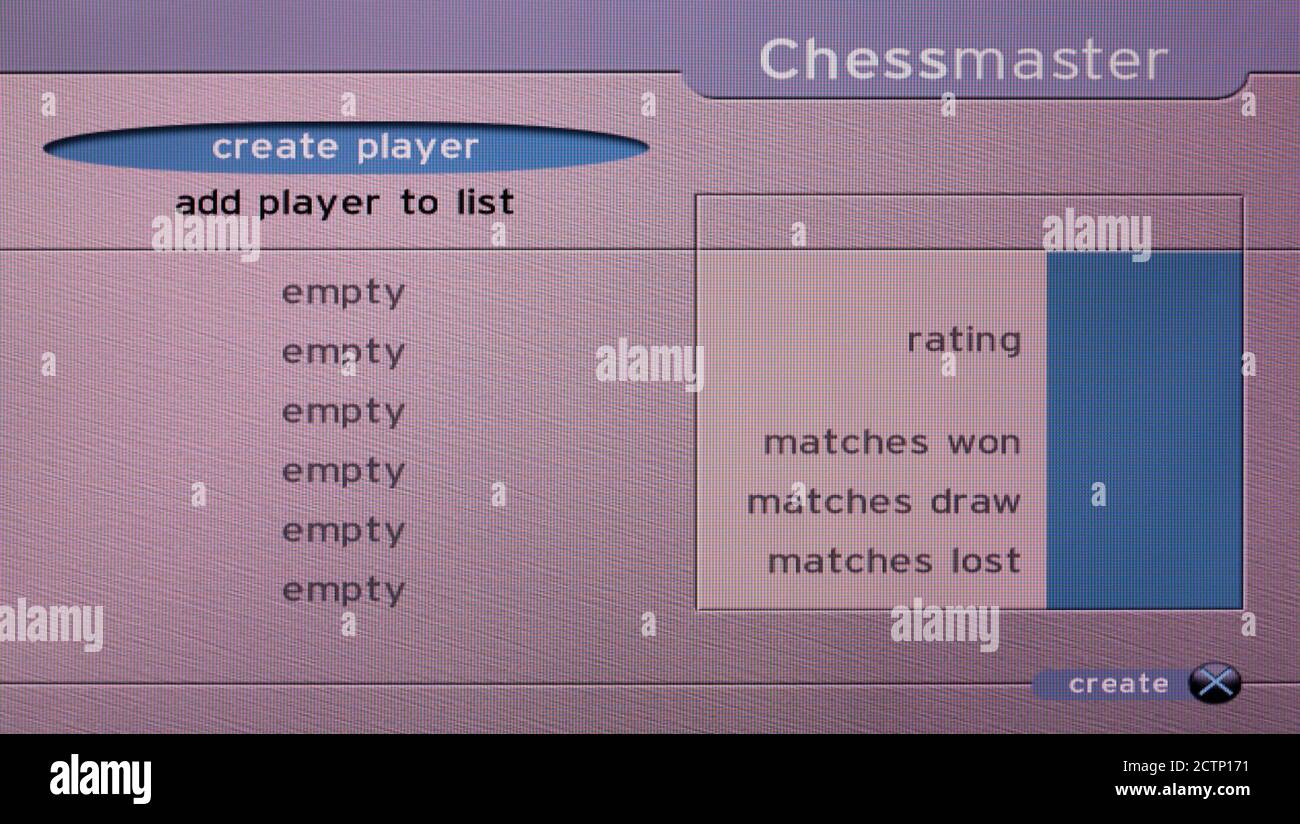 Chessmaster - Sony Playstation 2 PS2 - Editorial use only Stock Photo ...