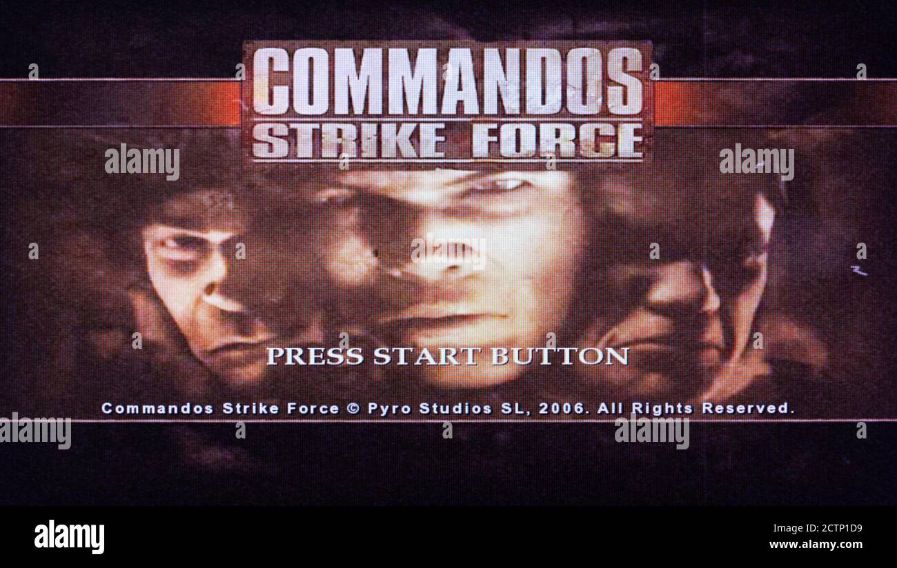 Commandos Strike Force - Sony Playstation 2 PS2 - Editorial use only ...