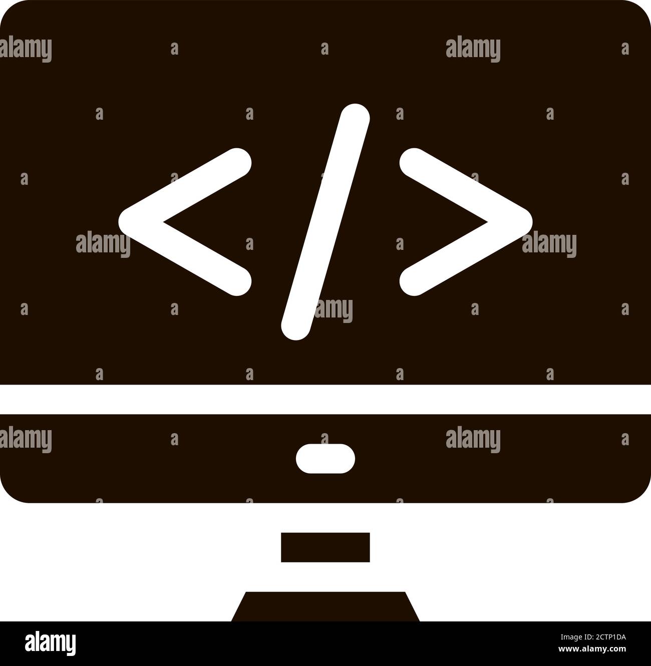 Coding Computer Monitor Vector Icon Stock Vector Image & Art - Alamy Coding Computer Monitor Vector Icon Stock Vector Image & Art - Alamy