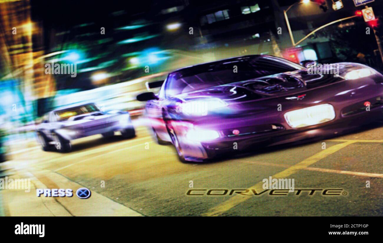 Corvette - Sony Playstation 2 PS2 - Editorial use only Stock Photo - Alamy