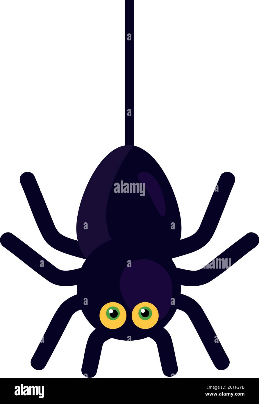 halloween spider cartoon vector design Stock Vector Image & Art - Alamy