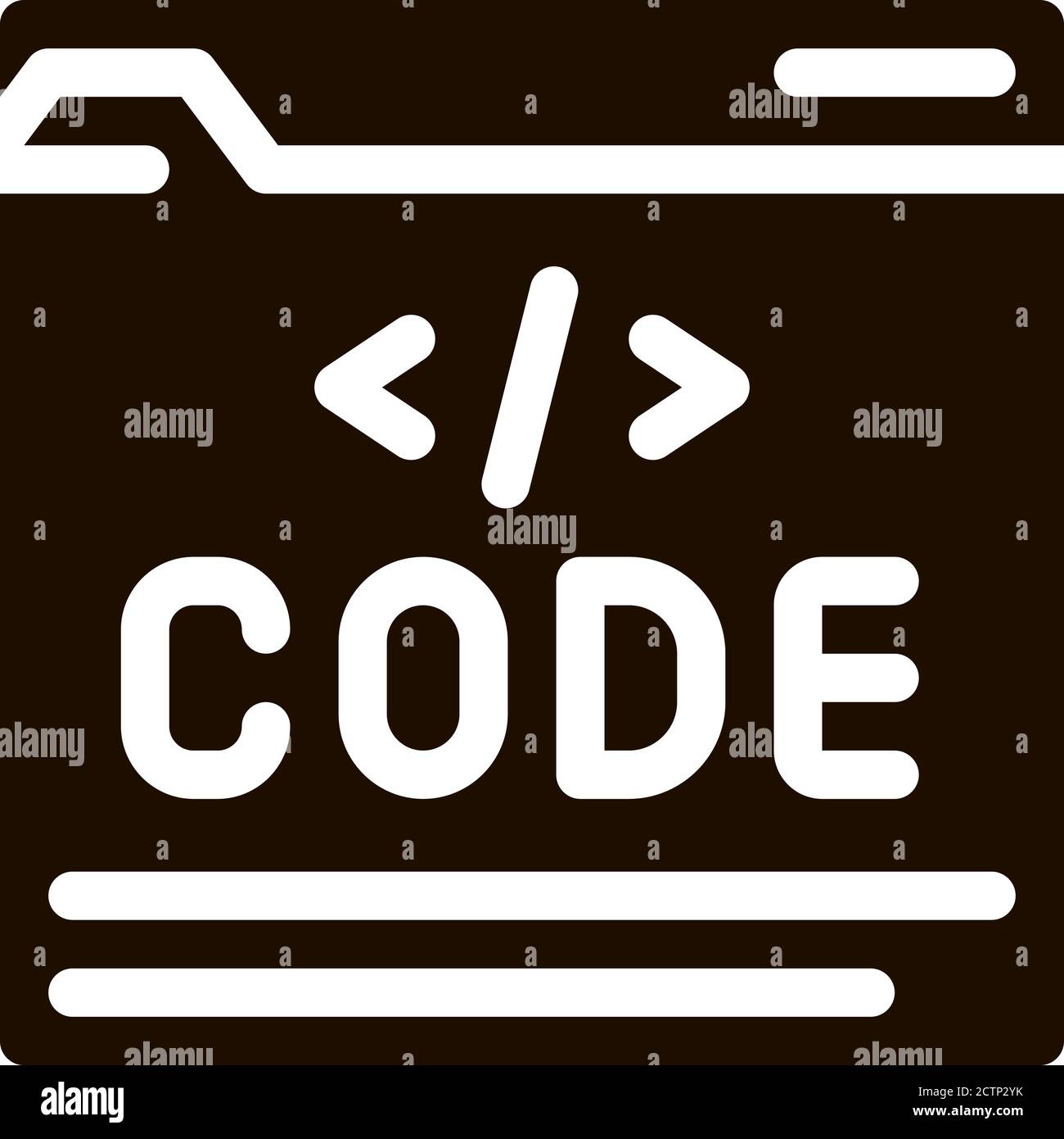 Code File Computer System Vector Icon Stock Vector Image & Art - Alamy