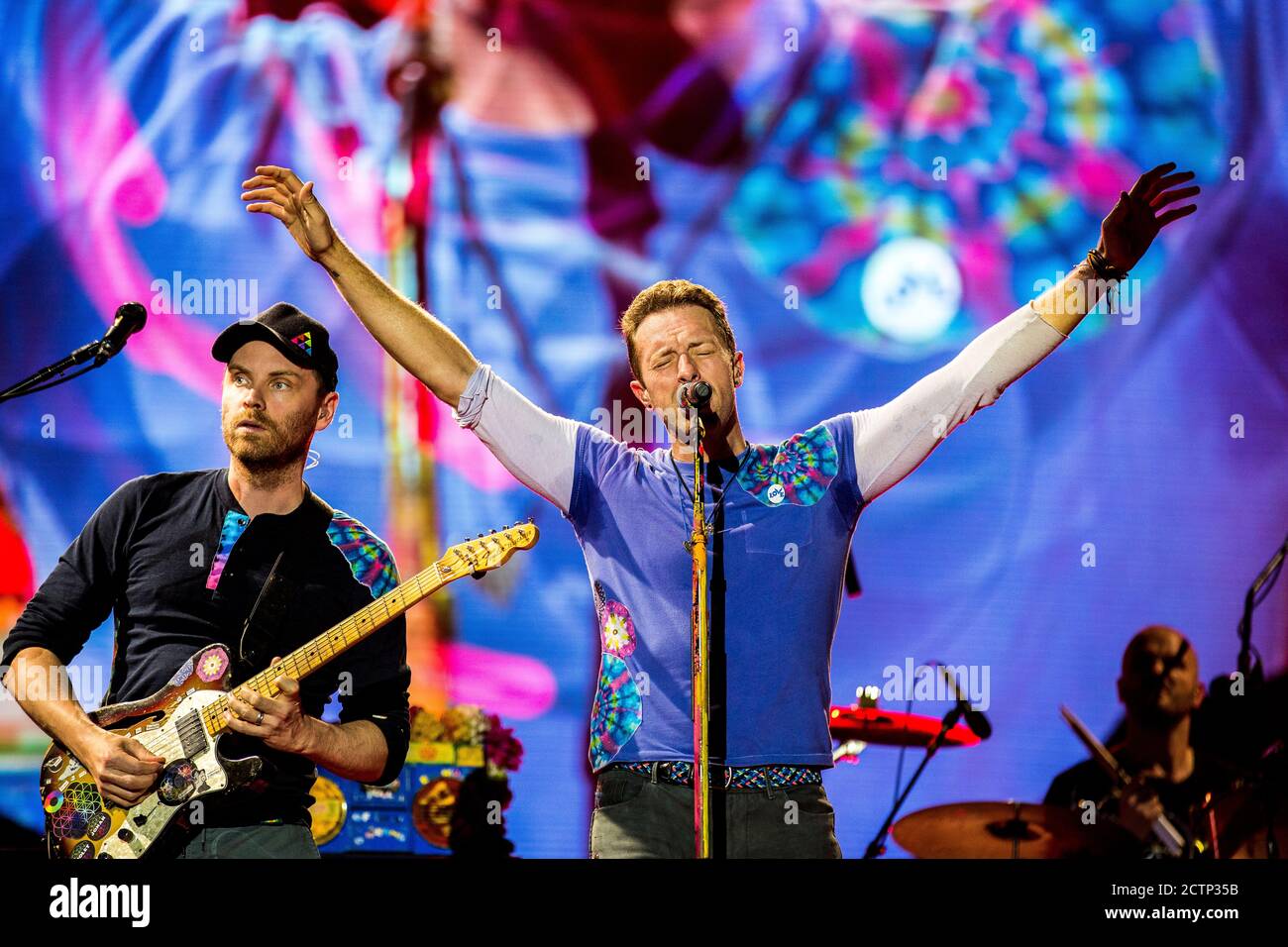 Copenhagen, Denmark 05th, July 2016. The British rock band Coldplay ...