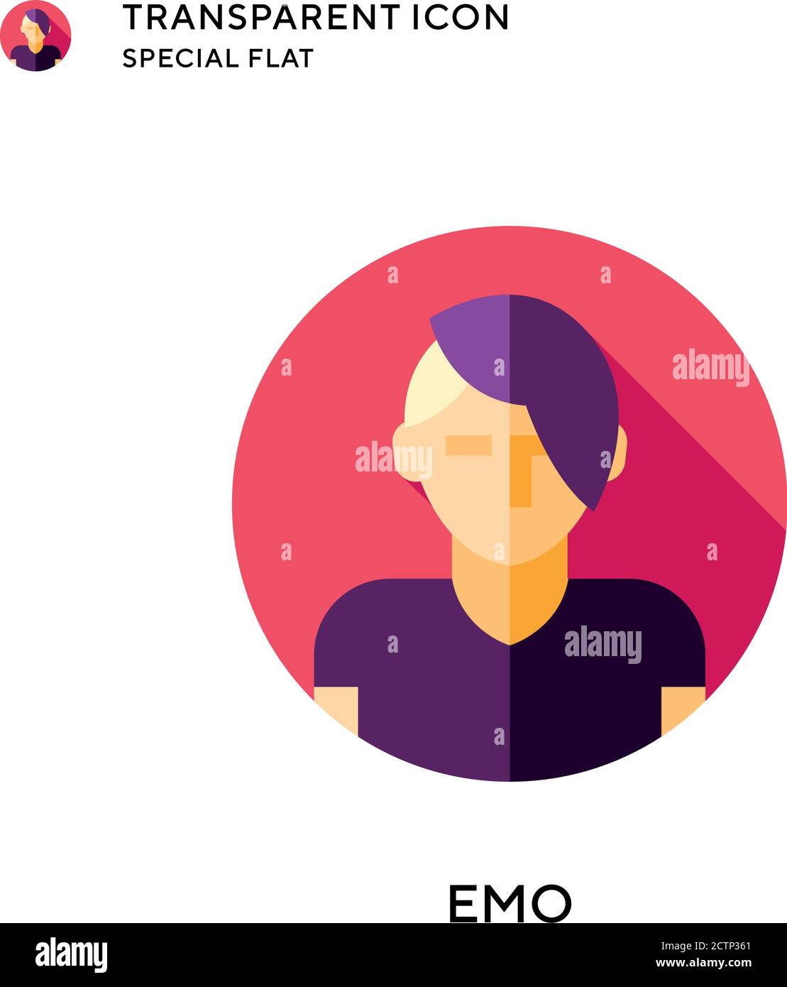 Emo hair Stock Vector Images - Alamy