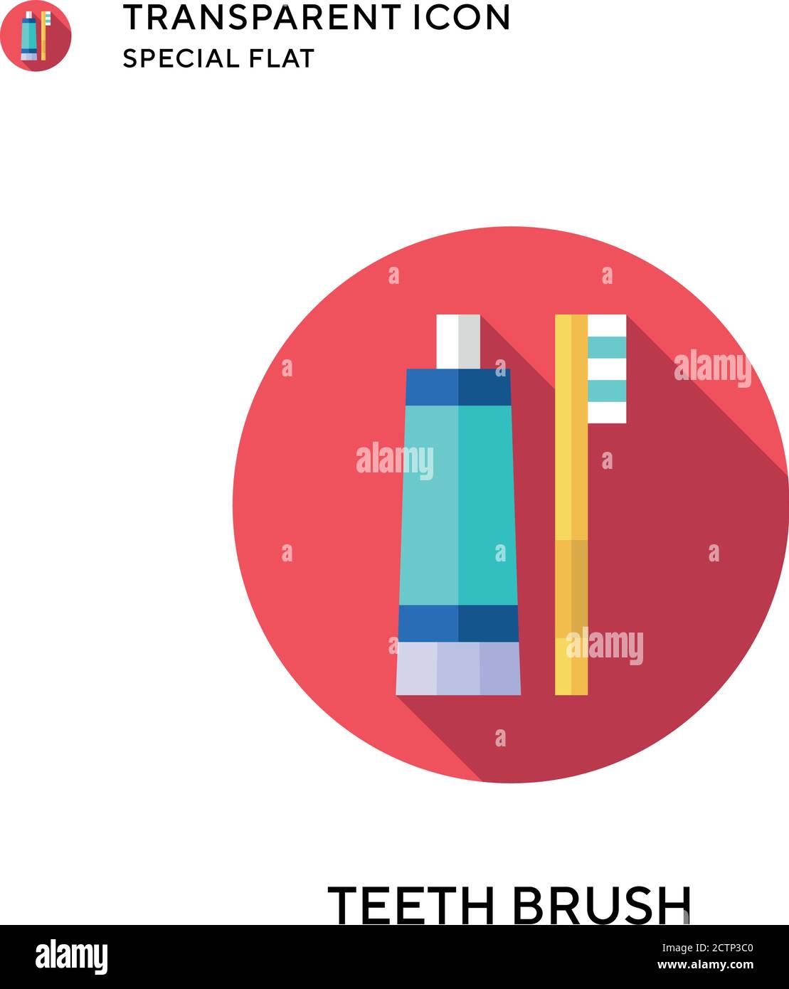 Child and adult and brushing teeth Stock Vector Images - Alamy