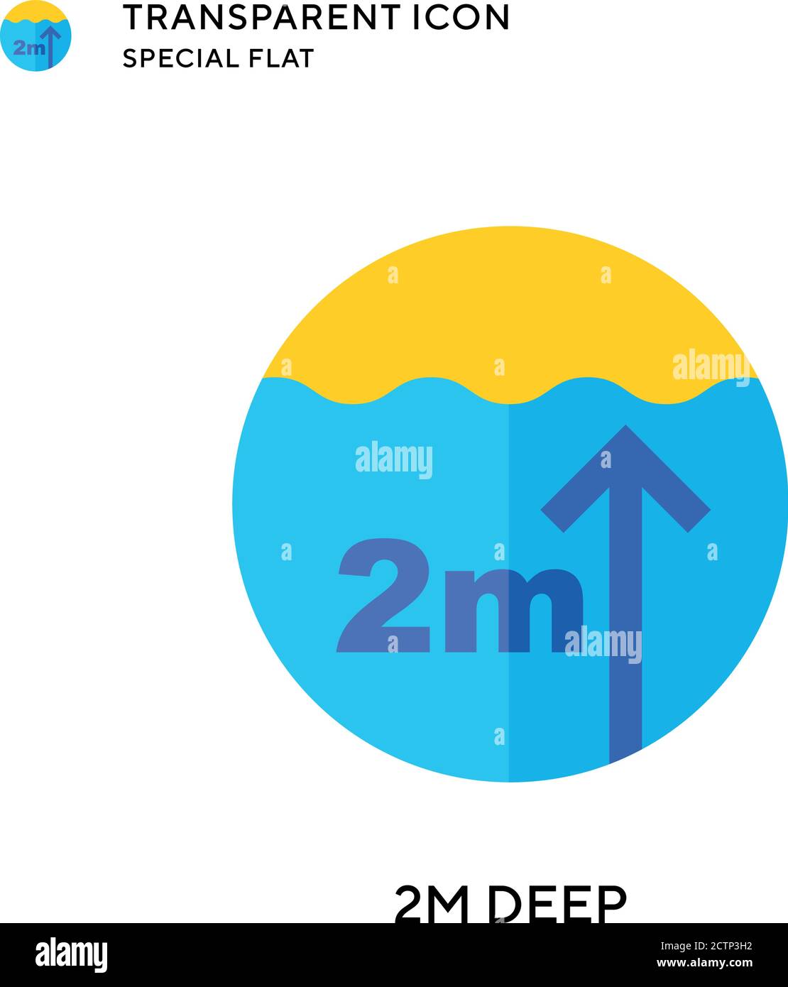 Swimming pool depth sign Stock Vector Images - Alamy