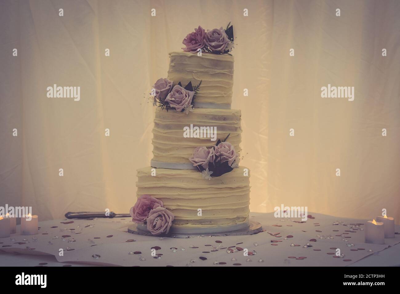 Leaning tower of cake! Stock Photo - Alamy