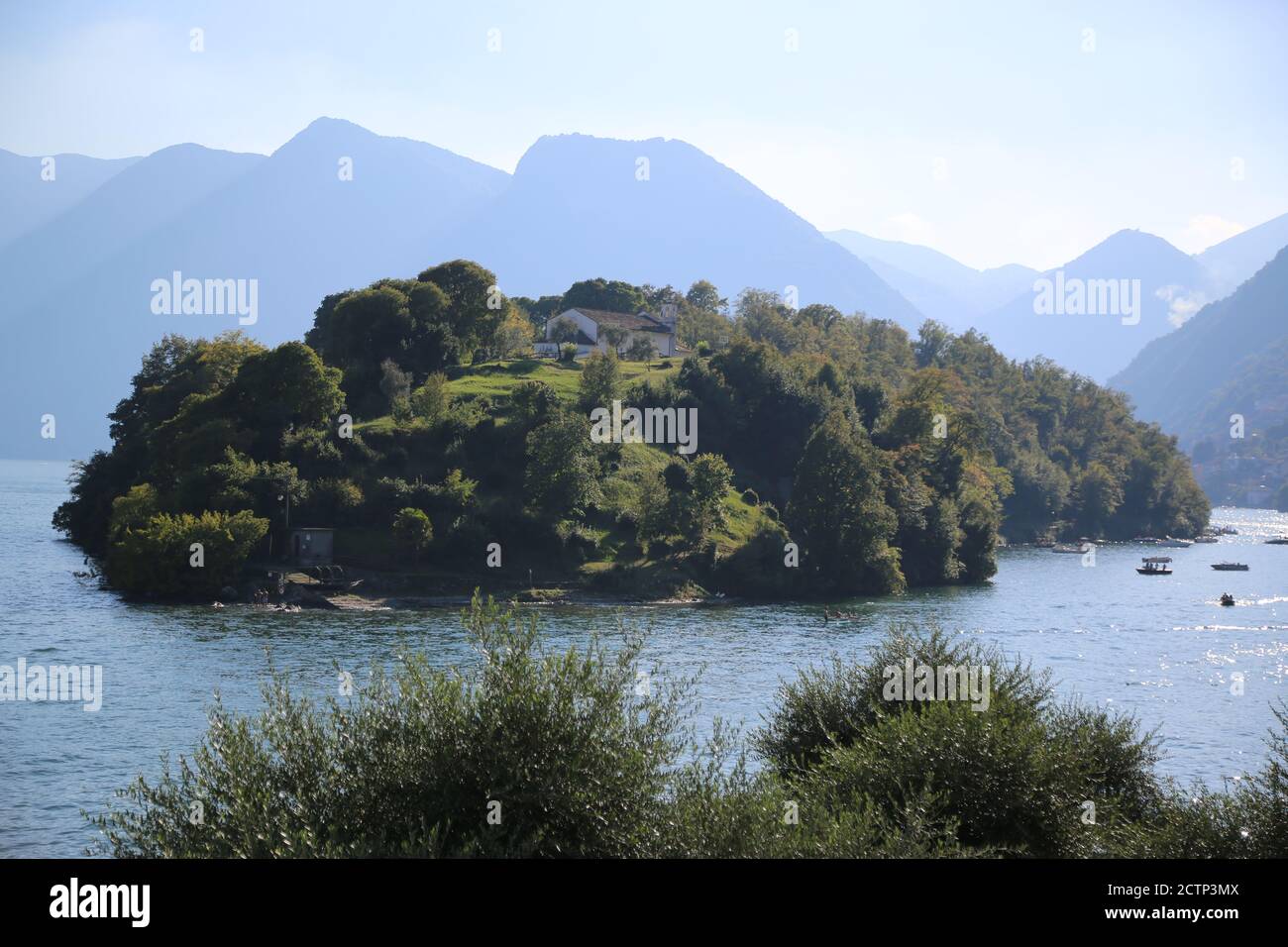 Comacina Island, Como Lake , Italy Stock Photo - Alamy
