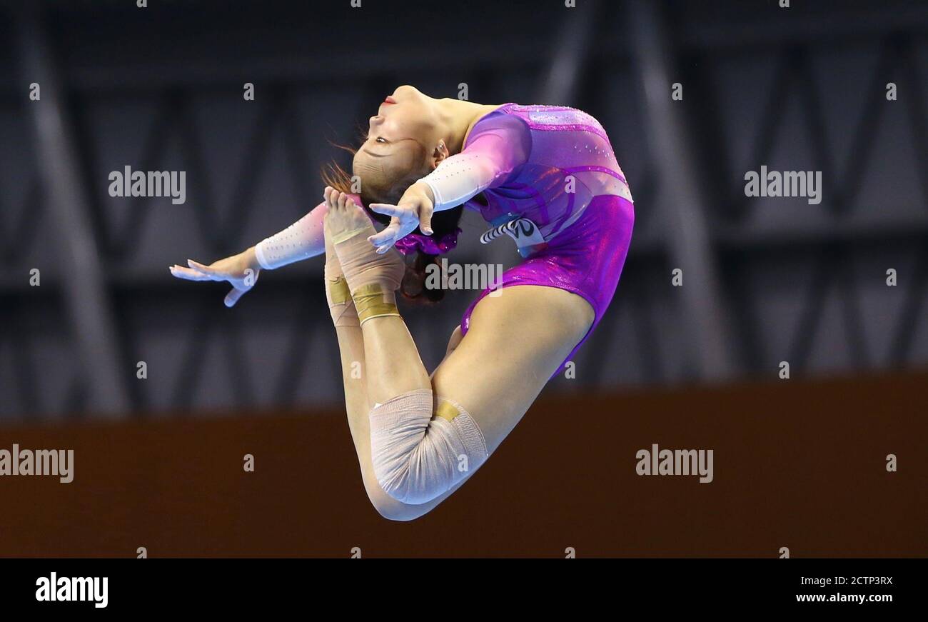 Zhaoqing, China's Guangdong Province. 24th Sep, 2020. Li Qi of Zhejiang ...