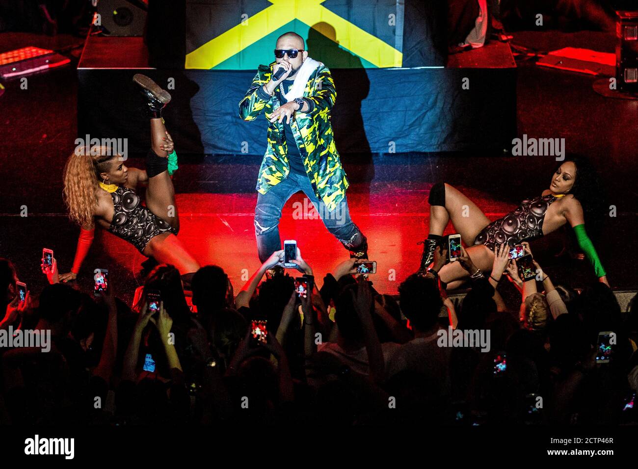 Copenhagen, Denmark. 13th, April 2017. The Jamaican rapper, dancehall ...