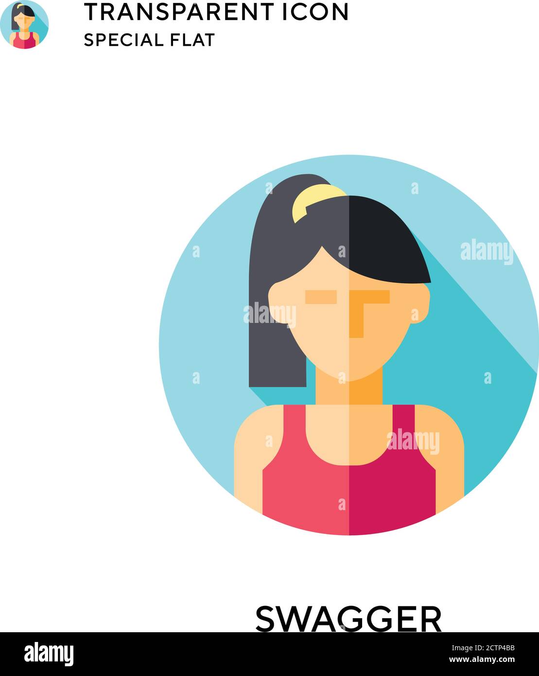 Swag girl Stock Vector Images - Alamy