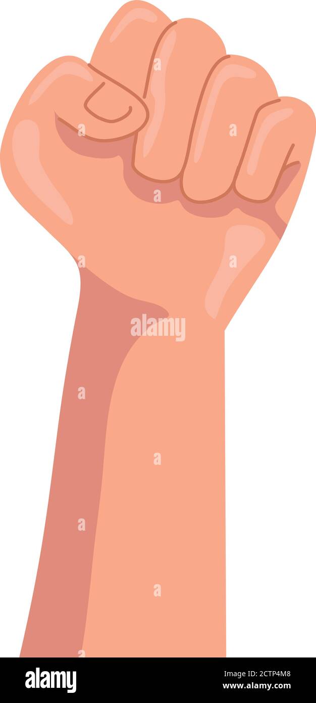fist hand up power sign vector design Stock Vector Image & Art - Alamy