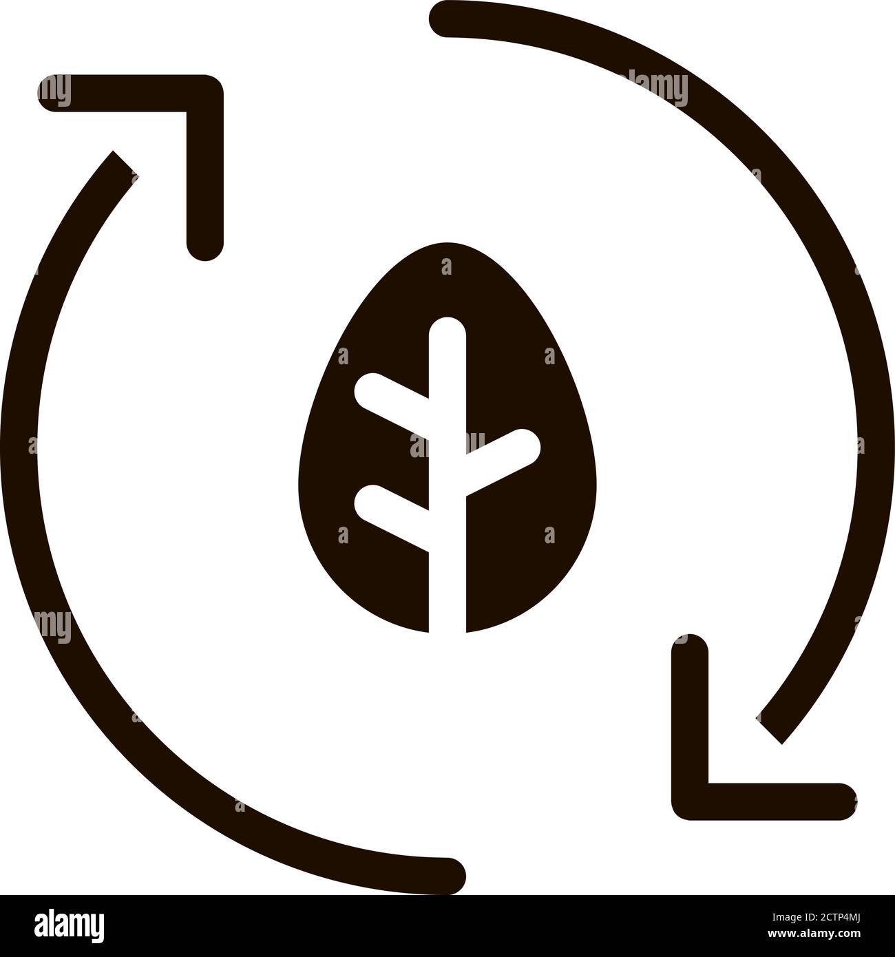 Forest Leaves Tree Arrows Vector Icon Stock Vector Image & Art - Alamy