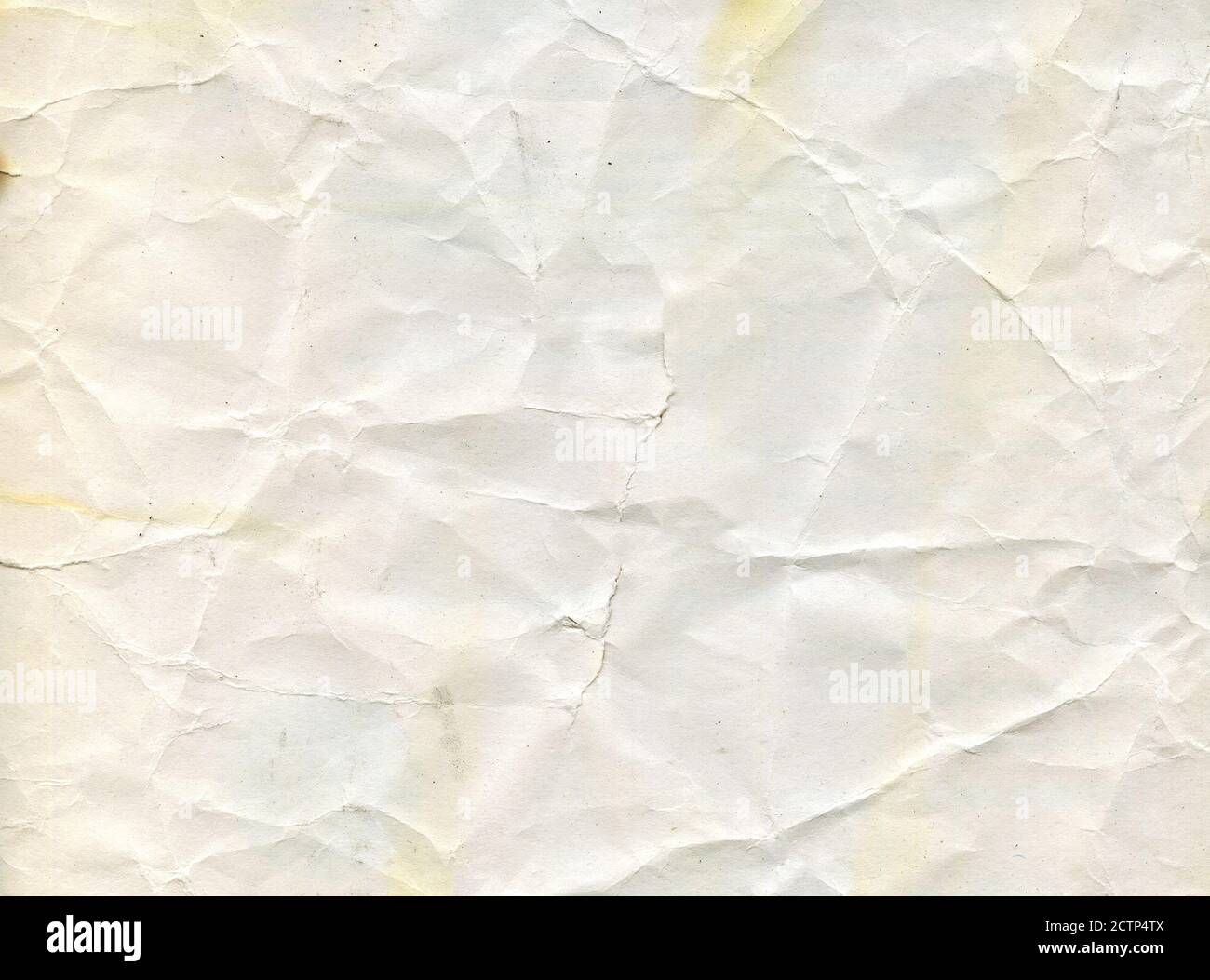 Old wrinkled dirty grey paper sheet for background. Closeup Stock Photo ...