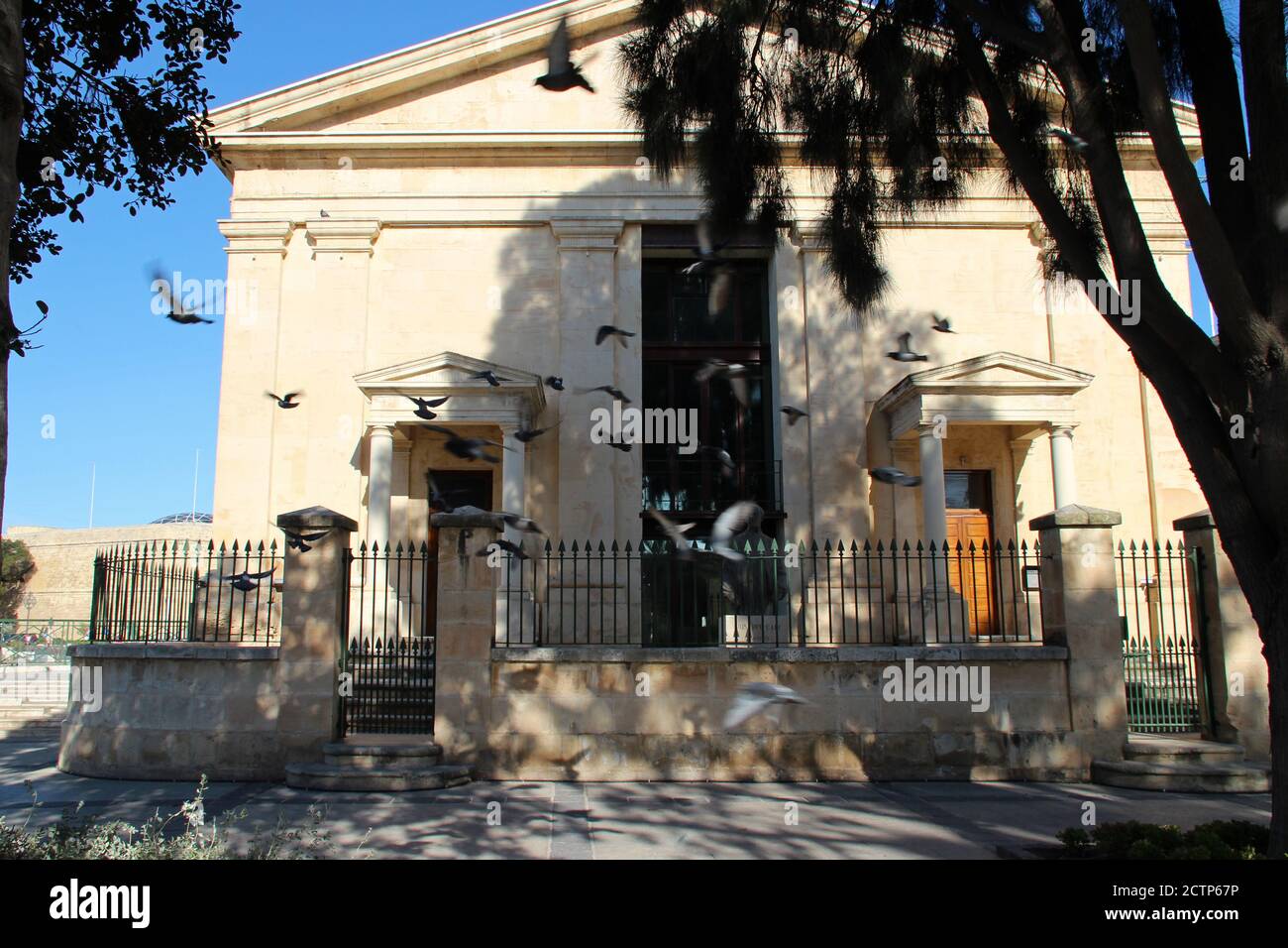 stock exchange in valletta (malta Stock Photo - Alamy