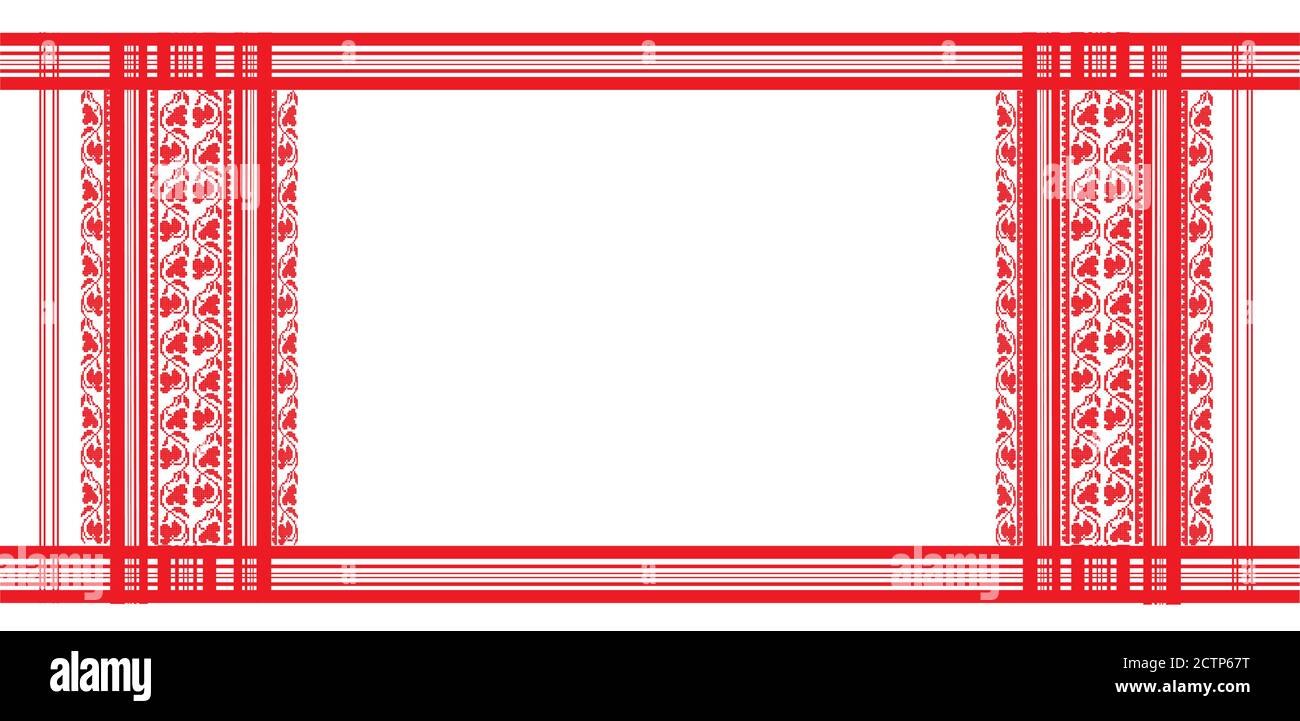 gamosa textile pattern. gamosa or gamusa is an article of significance ...