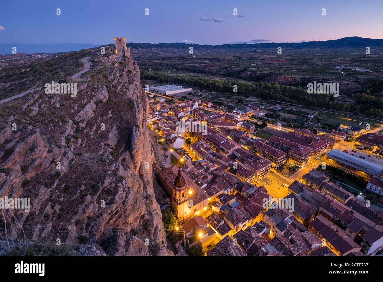 Castillo de Quel, siglo XV, Quel, La Rioja , Spain, Europe Stock Photo ...