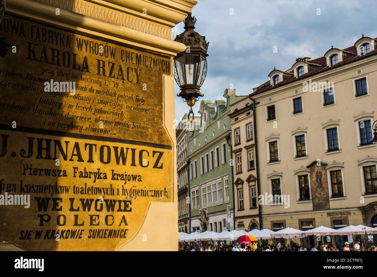 Krakow main square, Rynek Główny, Poland Stock Photo - Alamy