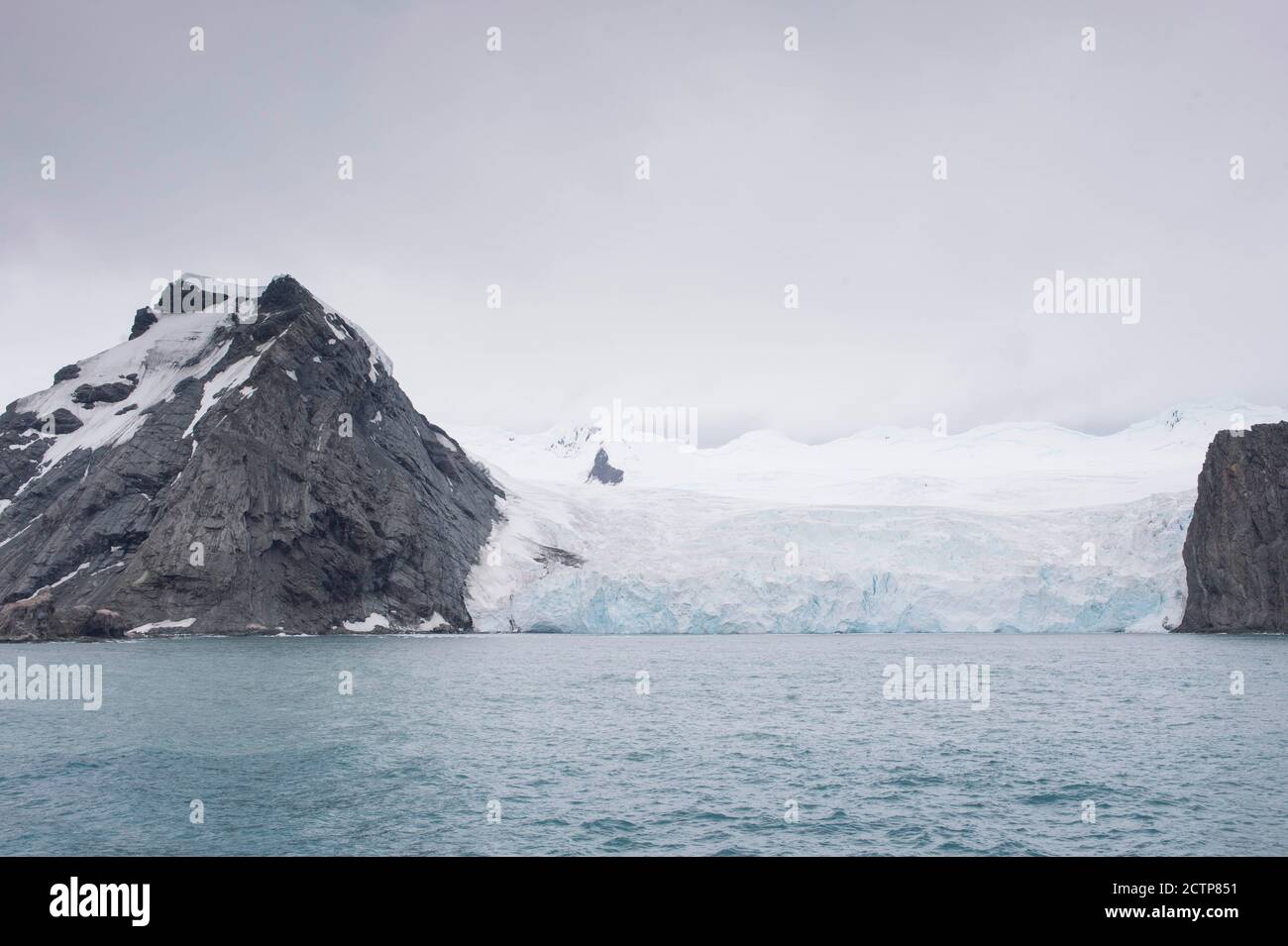 Point Wild, Elephant Island, Antarctica. Shackleton landing point and ...
