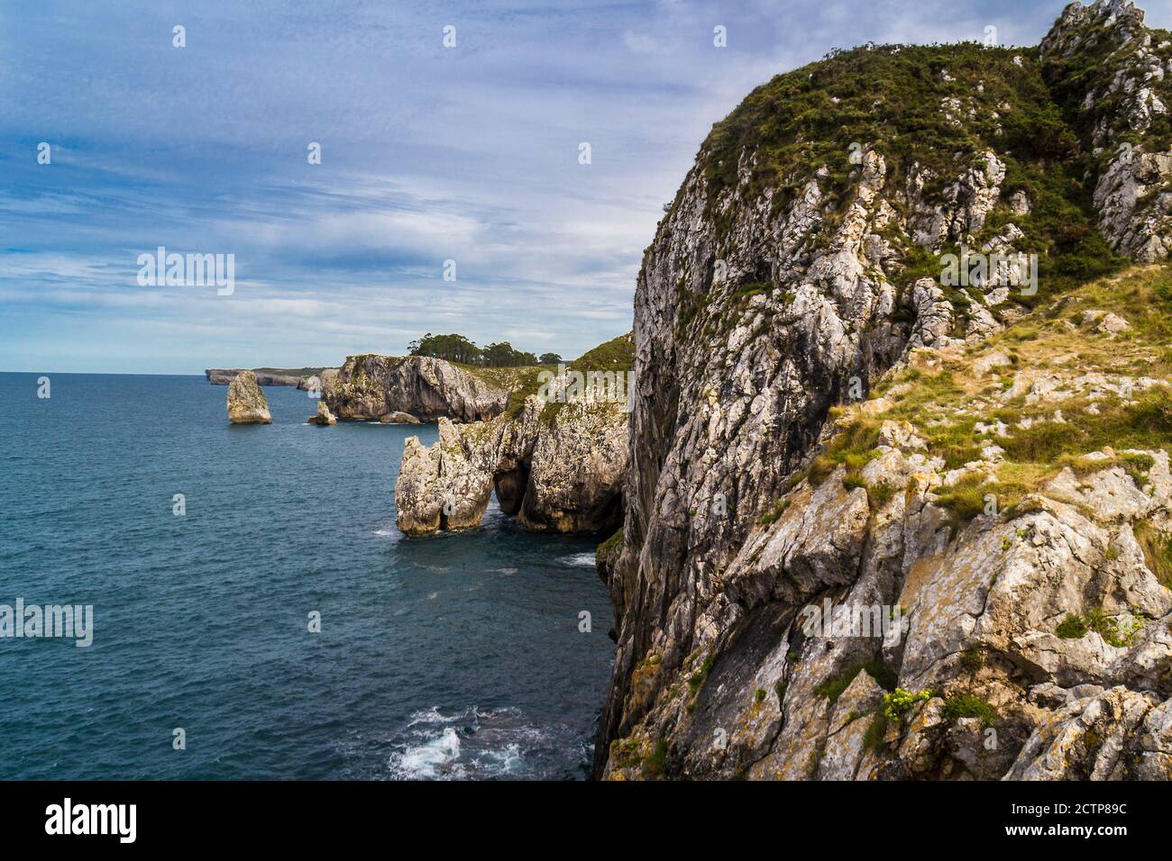 Hell Cliffs, Asturias Stock Photo - Alamy