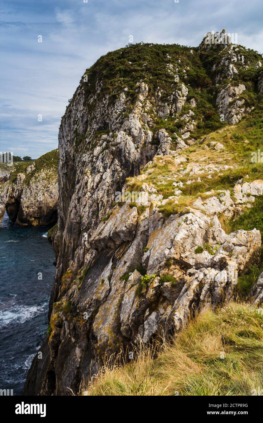 Hell Cliffs, Asturias Stock Photo - Alamy