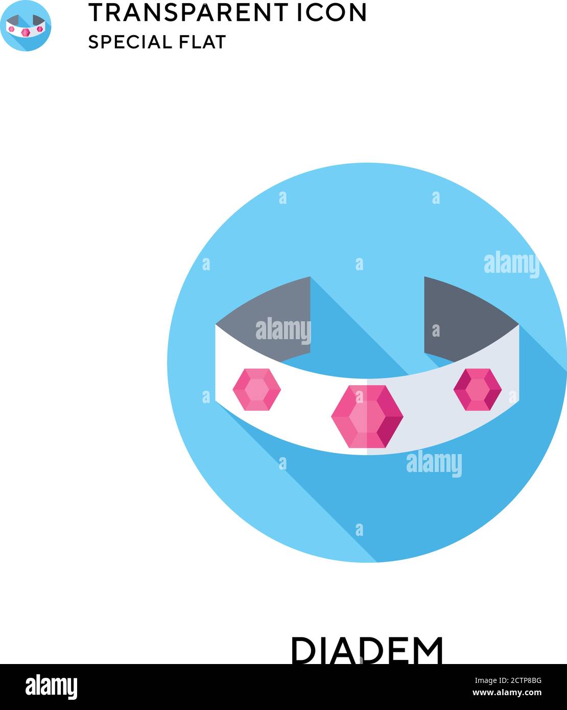 Diamond tiara vector line Stock Vector Images - Alamy