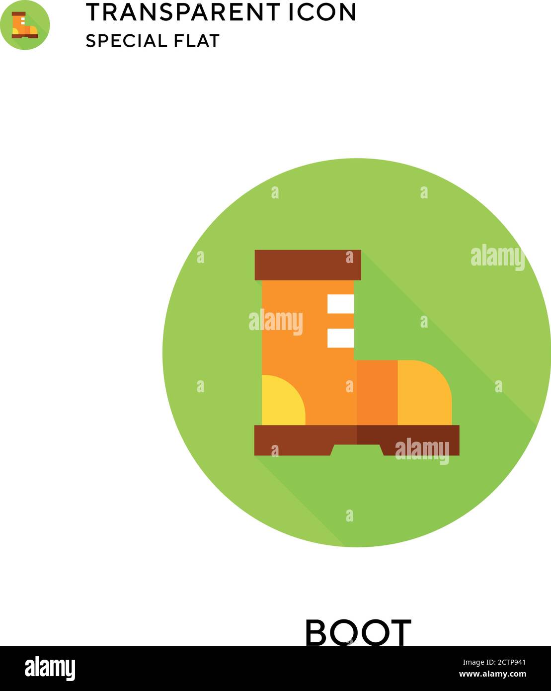 Boot vector icon. Flat style illustration. EPS 10 vector Stock Vector ...
