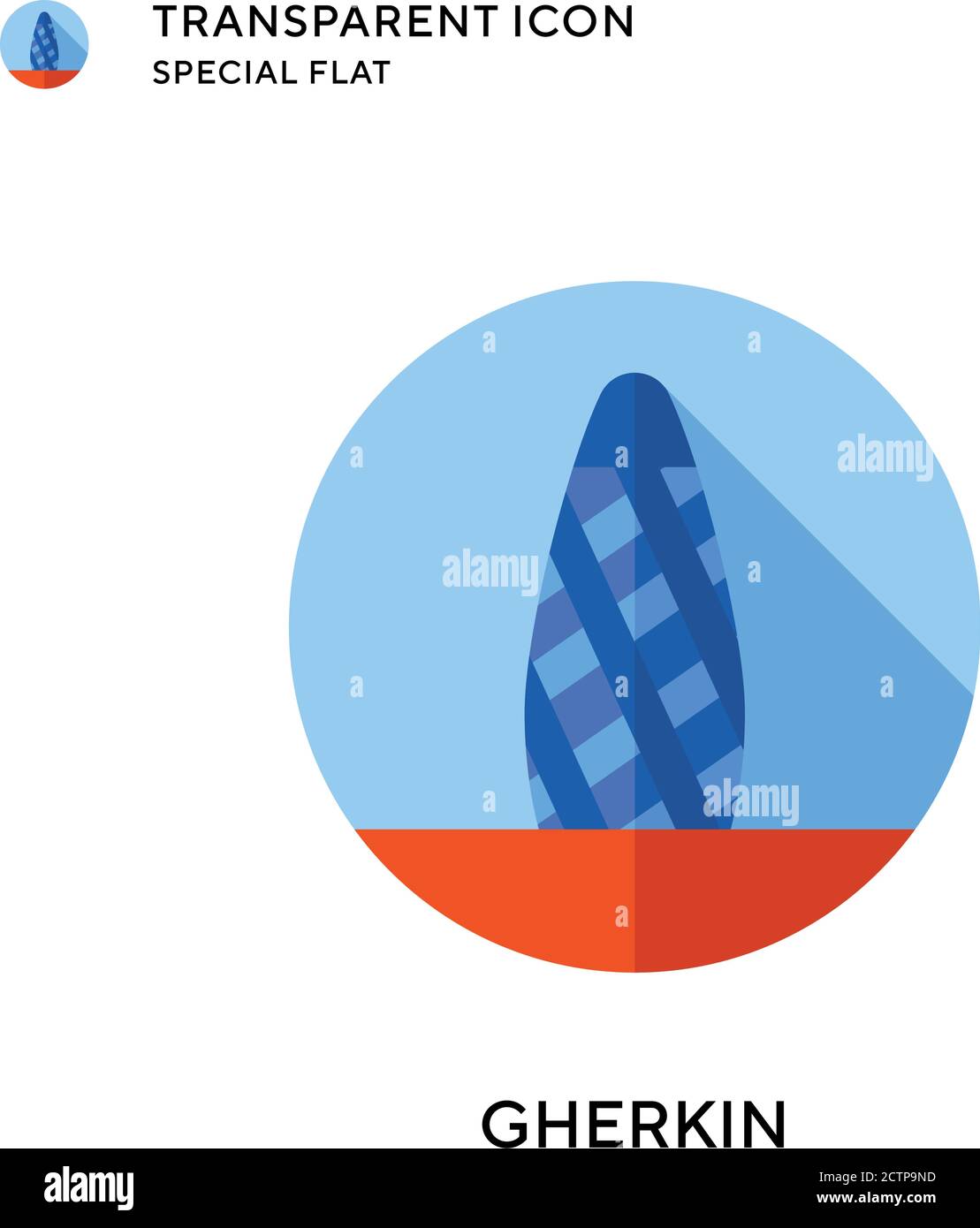 Gherkin vector icon. Flat style illustration. EPS 10 vector Stock ...