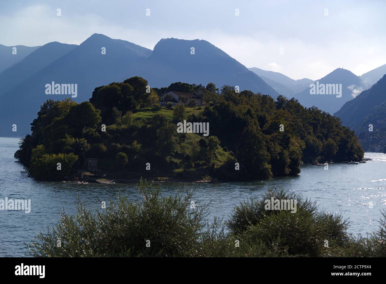 Comacina Island, Como Lake , Italy Stock Photo - Alamy