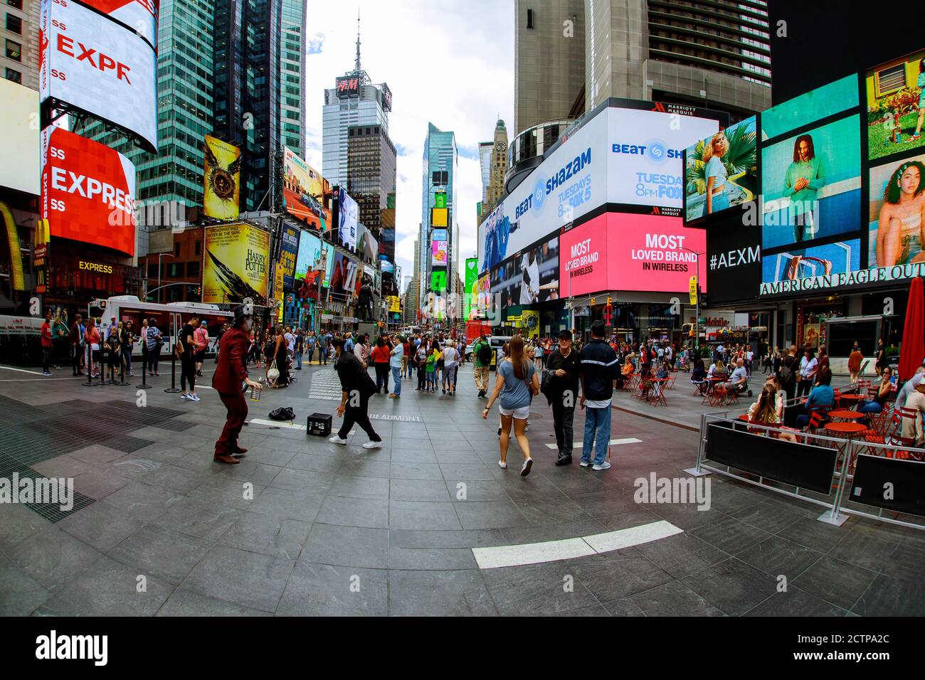 SEPTEMBER 18, 2019 New York City, USA The Times Square in New York city ...