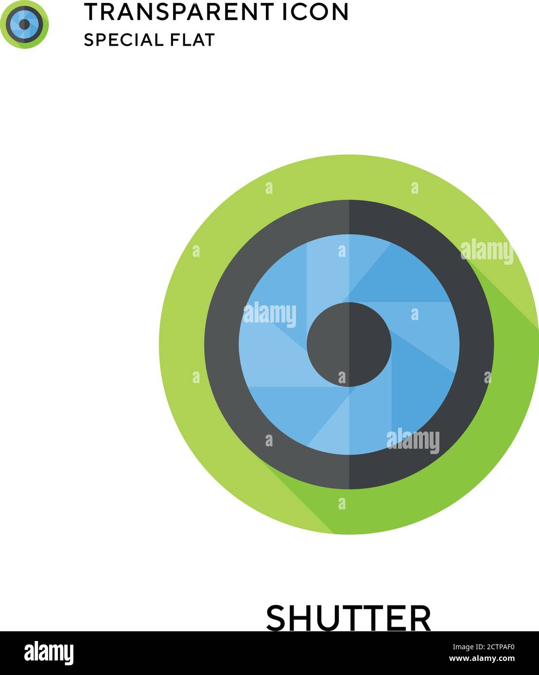 Shutter vector icon. Flat style illustration. EPS 10 vector Stock ...