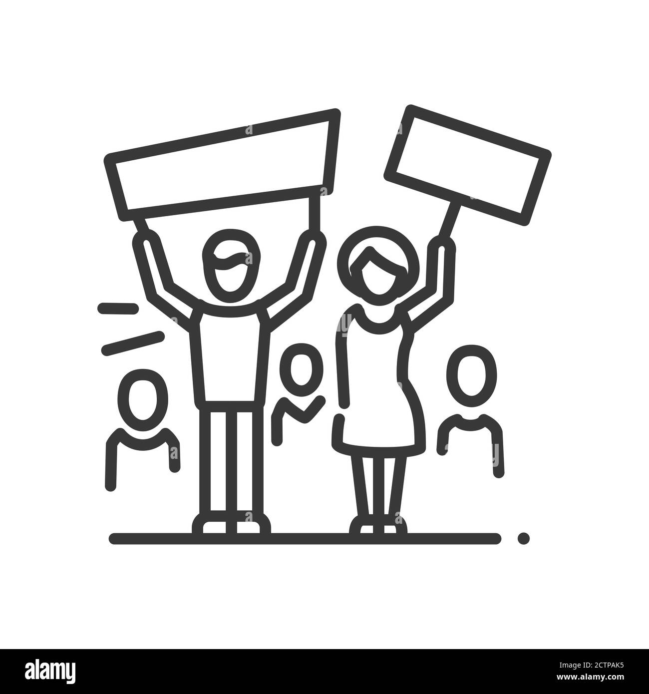 Right to assemble - line design single isolated icon Stock Vector Image ... Right to assemble - line design single isolated icon Stock Vector Image ...