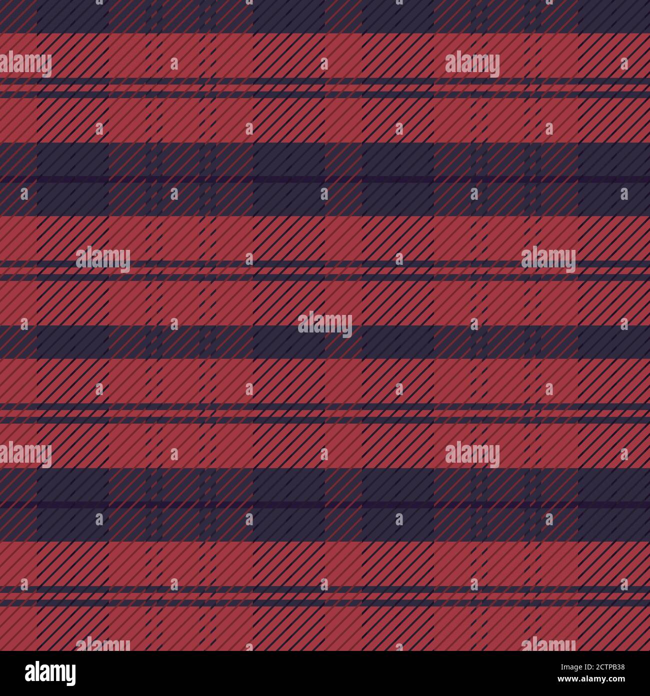 Cute xmas red tartan vector seamless pattern. Checkered scottish ...
