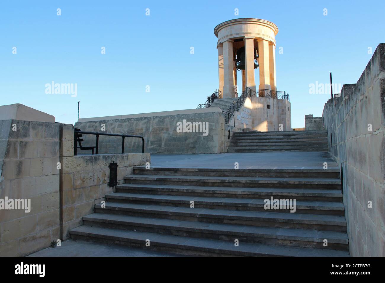 siege bell war memorial in valletta (malta Stock Photo - Alamy