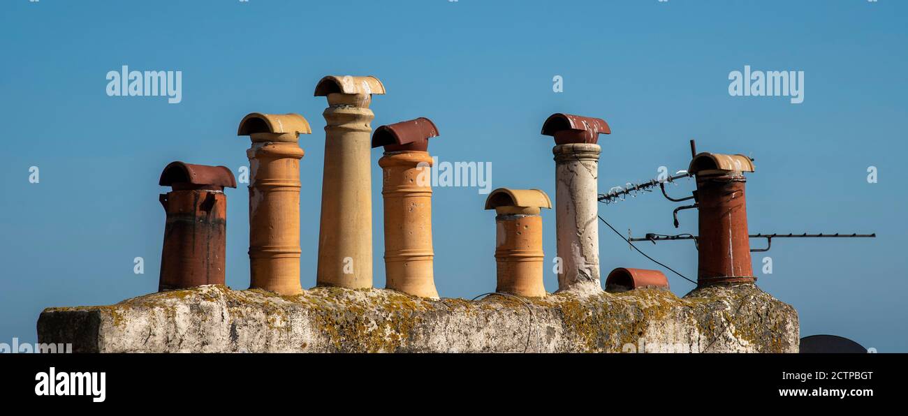 Chimney brick decorative stack hi-res stock photography and images - Alamy