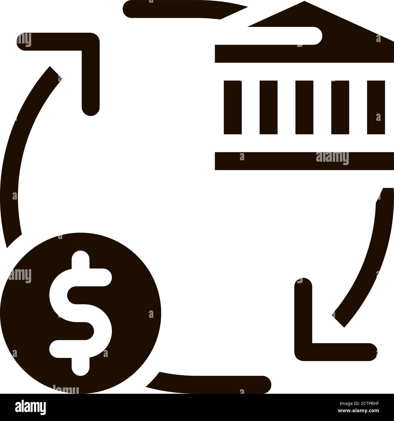 Monetisation Coin Cash Bank Vector Icon Stock Vector Image & Art - Alamy