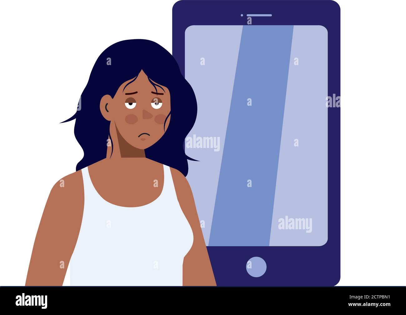 Restless sleep woman Cut Out Stock Images & Pictures - Alamy