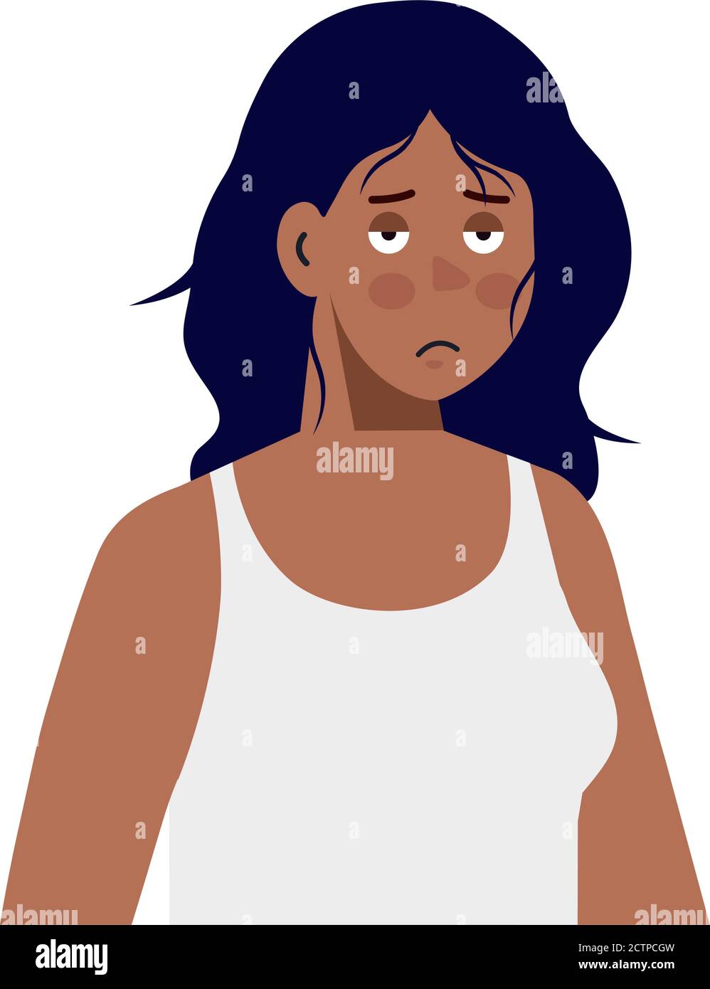 woman cartoon with insomnia vector design Stock Vector Image & Art - Alamy
