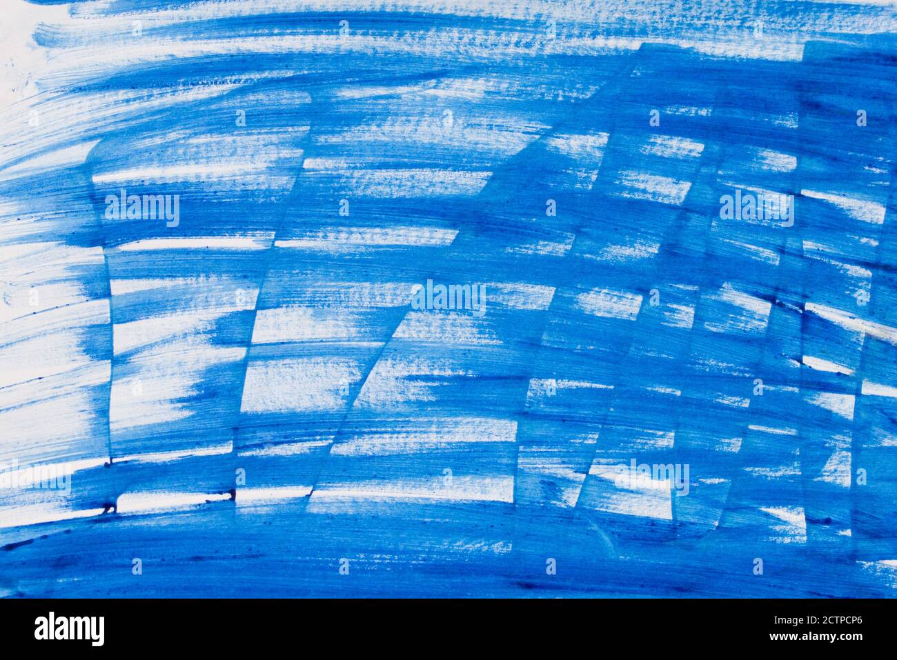 blue color watercolor stained painted background texture Stock Photo ...