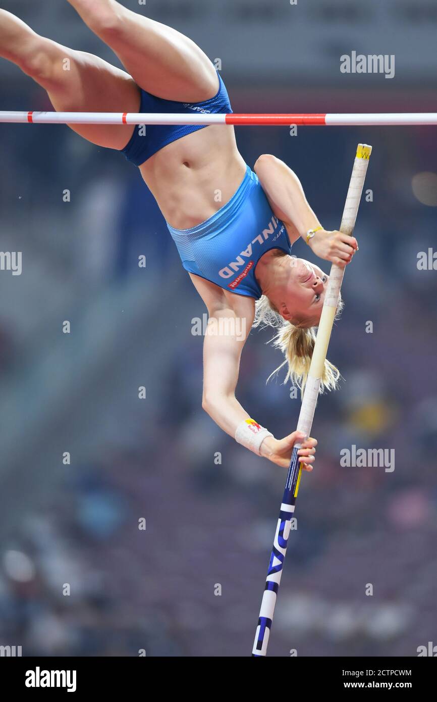 Wilma Murto (Finland). Pole Vault Women. IAAF World Athletics ...