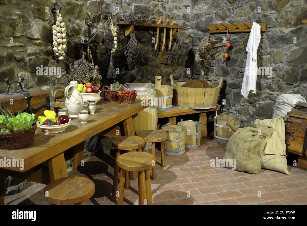 Holloko castle interior hi-res stock photography and images - Alamy