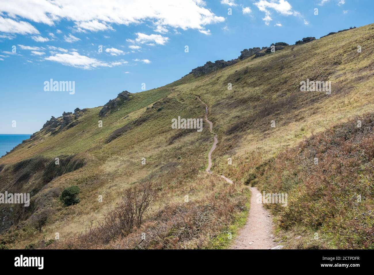 Devon coastal path walking hi-res stock photography and images - Alamy